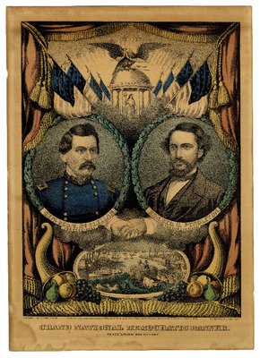 "Grand National Democratic Banner Peace! Union! and Victory!" by ...