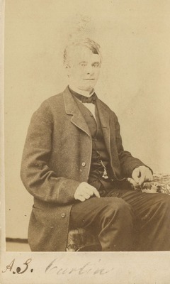 "Seated Portrait of Andrew G. Curtin" by Henszey and Co.