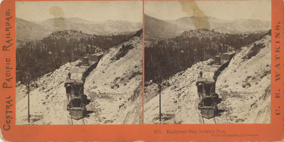 "Emigrant Gap, looking East, Yuba Mountains in distance" by Carleton E ...