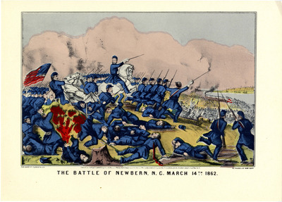 "The Battle of Newbern, N. C. March 14th 1862." by Currier and Ives