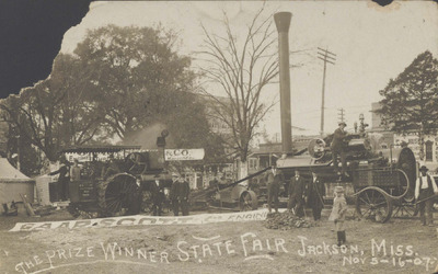 "The Prize Winner, State Fair, Jackson, Mississippi November 5-16, 1907"
