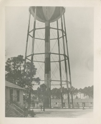 "Checkered Water Tower at Keesler Field (Keesler Air Force Base)"