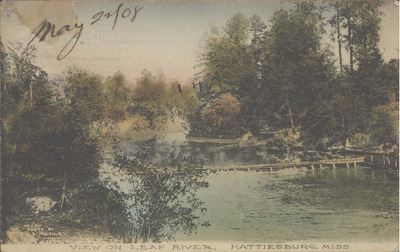 "View on Leaf River, Hattiesburg, Mississippi"