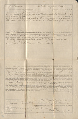 "Deed of Trust, T. O. Conner, E. L. Ray, Guardian of Beach Heirs, June