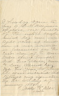 "Sharecropping Contract" by Campbell Williams