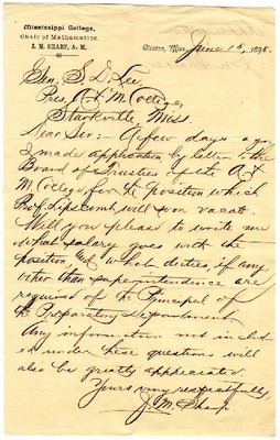 "Stephen D. Lee Papers"