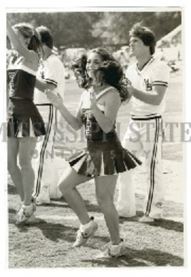 "MSU Cheerleaders, 1980"
