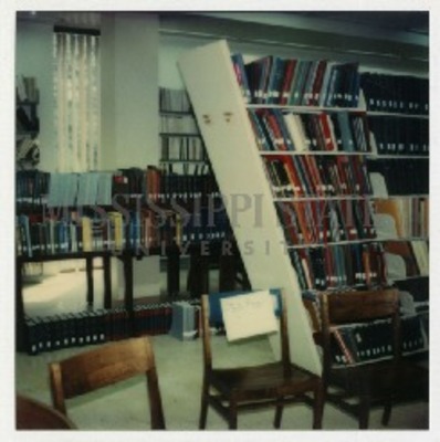 "Mitchell Memorial Library, ""The Day the Stacks Fell"""