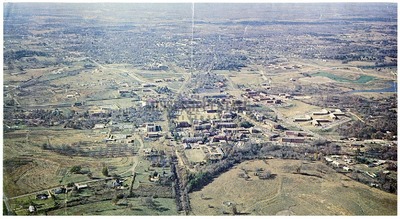 "Ariel view of campus"