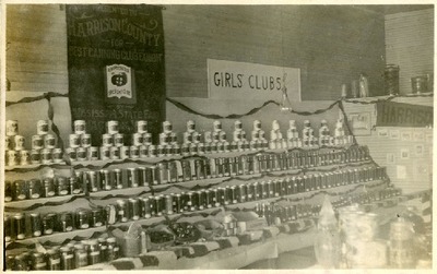 "Girls Club Canning Exhibit"